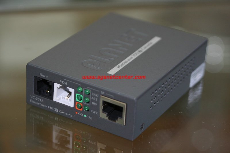 Review อุปกรณ์ Planet VC-201A - Ethernet Over VDSL2 Converter in แนะนำ ...